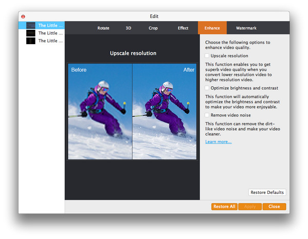 Help Page for Mac Video Converter Ultimate